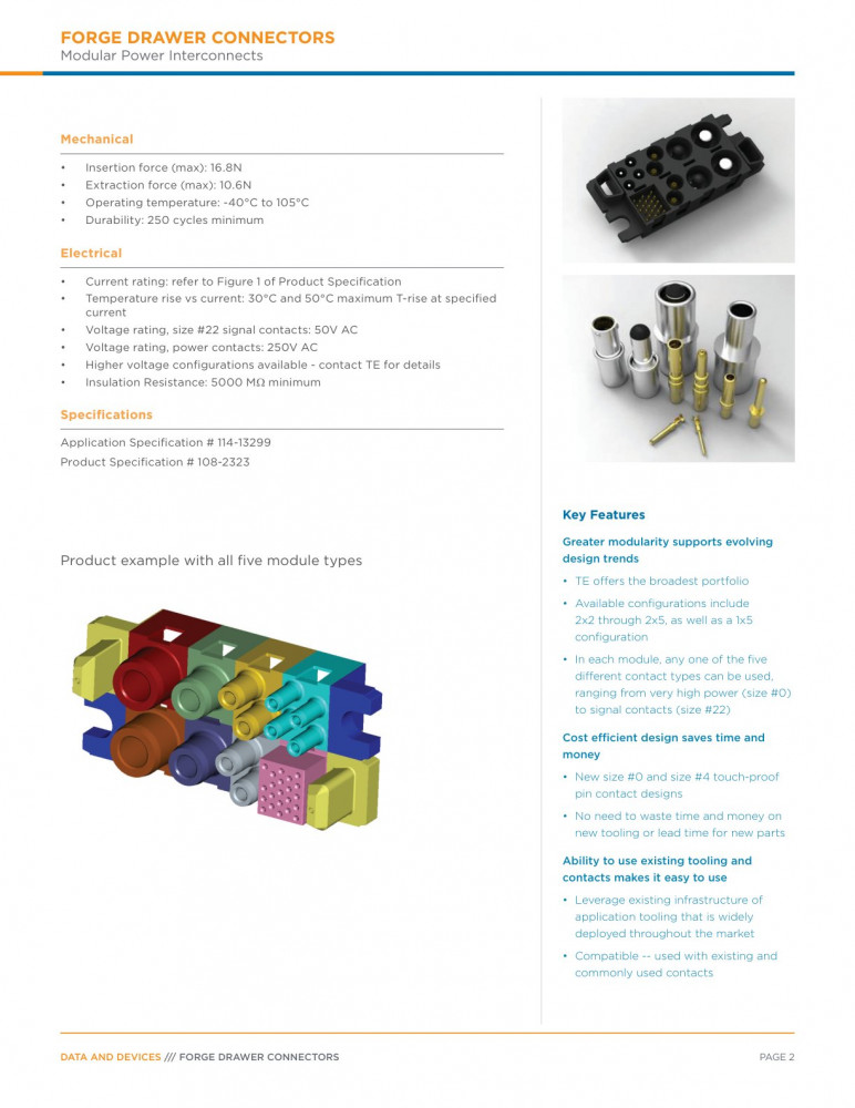 FORGE drawer connector documentation page 2
