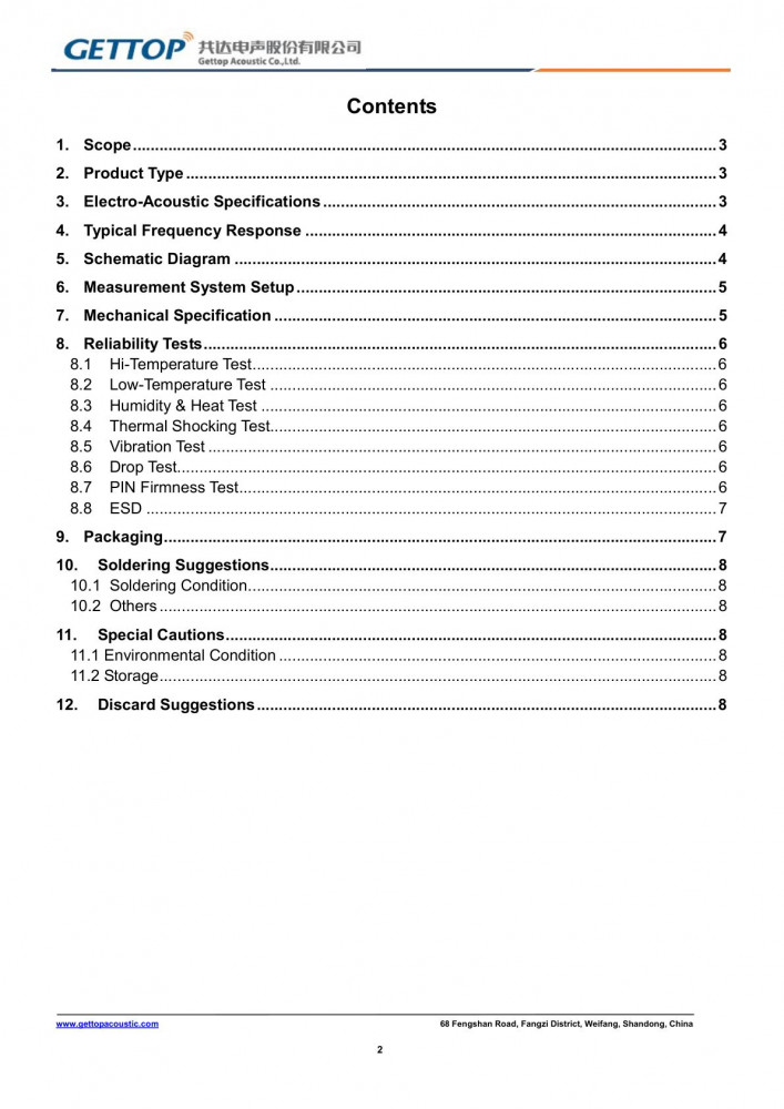 Gettop specification page 3