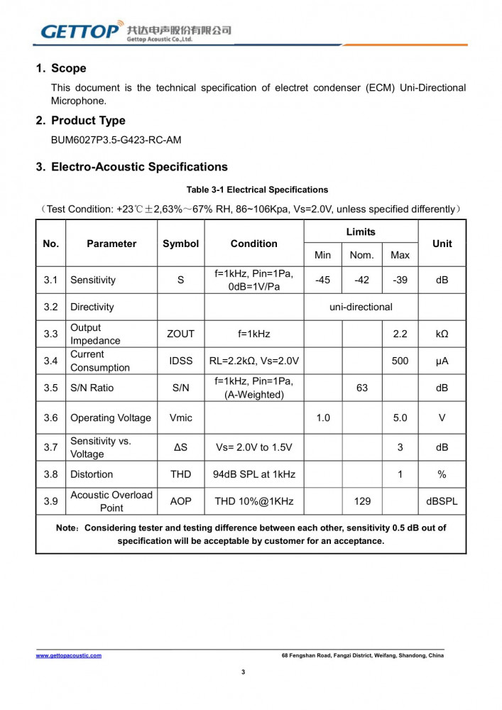 Gettop specification page 4