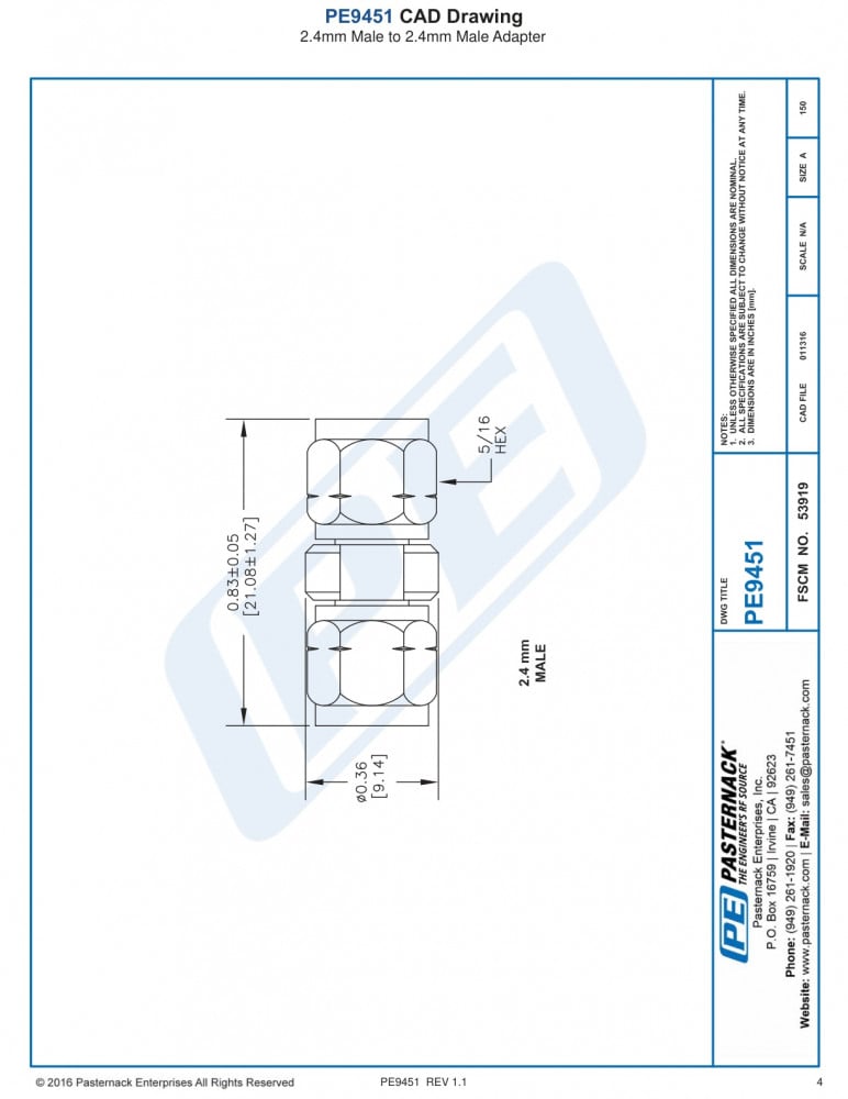 PE9451 technical document page 4