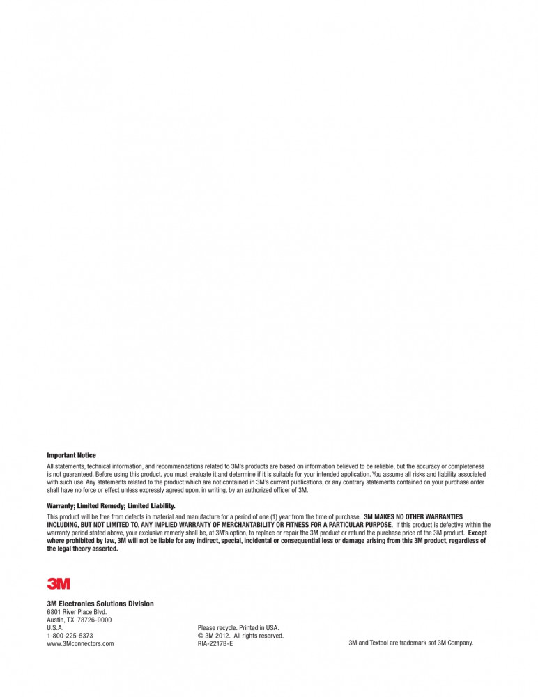 3M Textool receptacles for DIP sockets technical document page 4