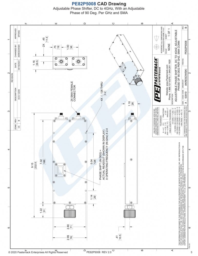 PE82P5008 technical document page 3