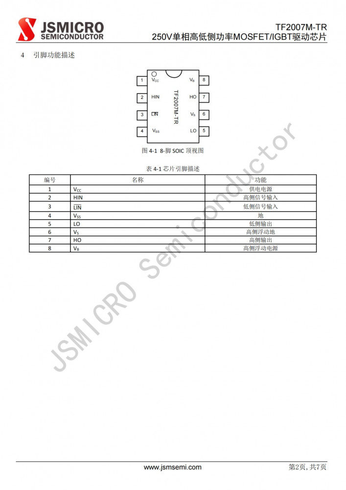 TF2007M-TR-JSM datasheet page 2