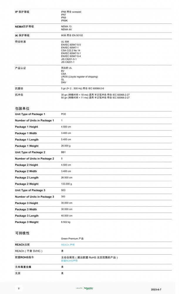 ZB4BW363 technical document page 2