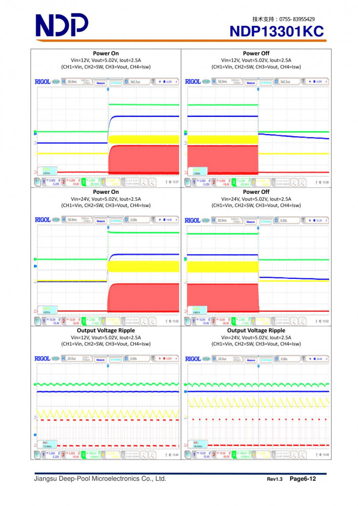 NDP13301KC datasheet page 6