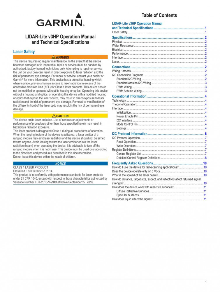 SEN-14599 technical manual page 1