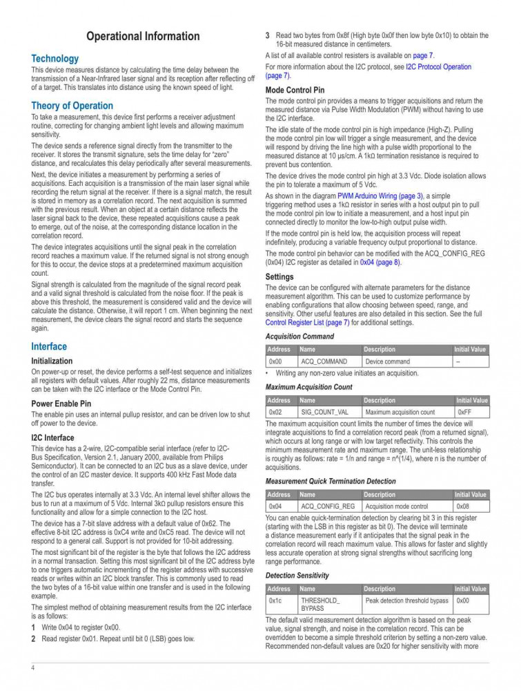 SEN-14599 technical manual page 4