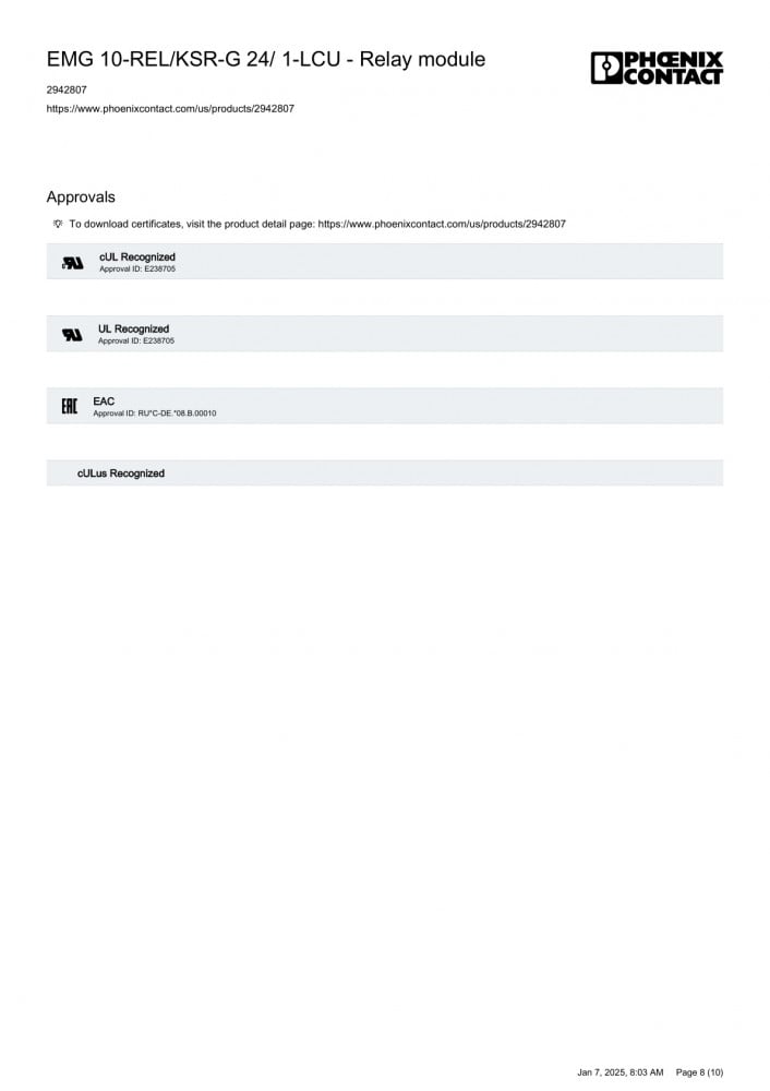 2942807 technical document page 8