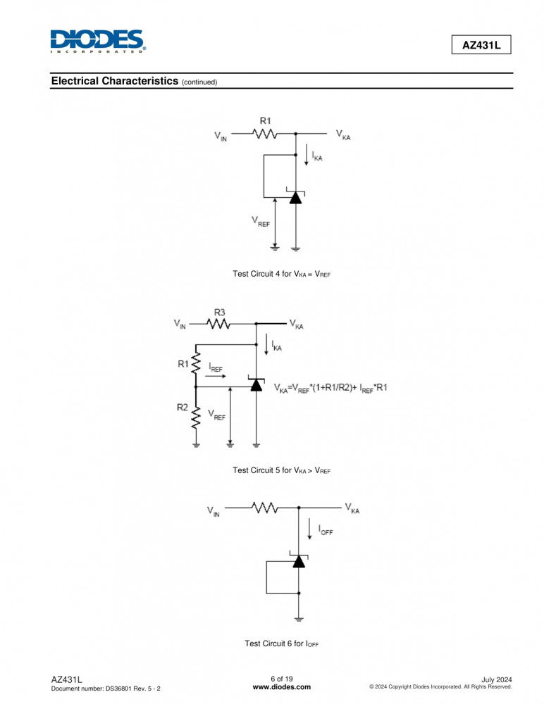 AZ431L datasheet page 6