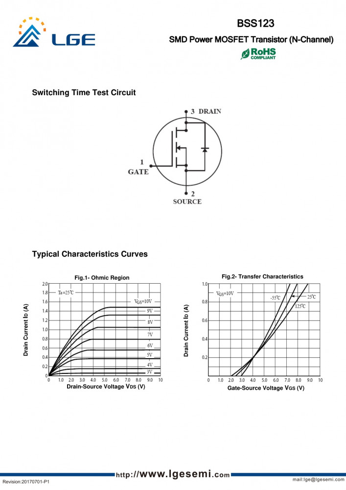 LGE BSS123 datasheet page 3