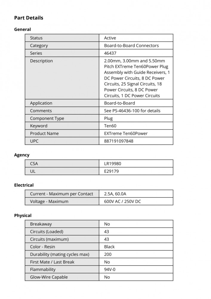 MOLEX 464371367 technical document image 2