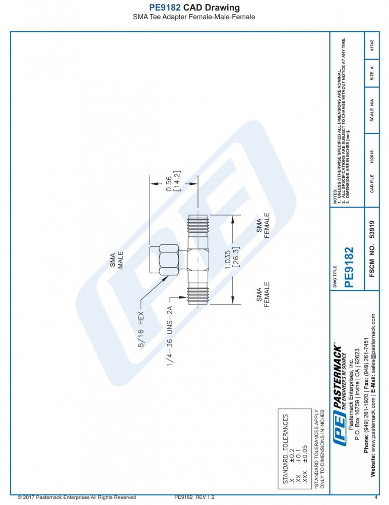 PE9182 technical document page 4