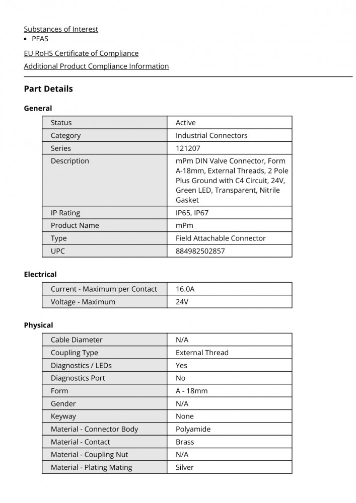 Molex document page 2