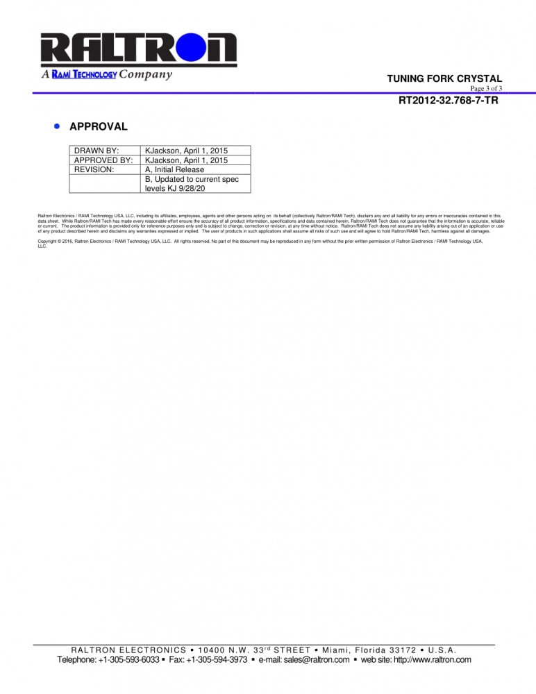 RT2012-32.768-7-TR datasheet page 3