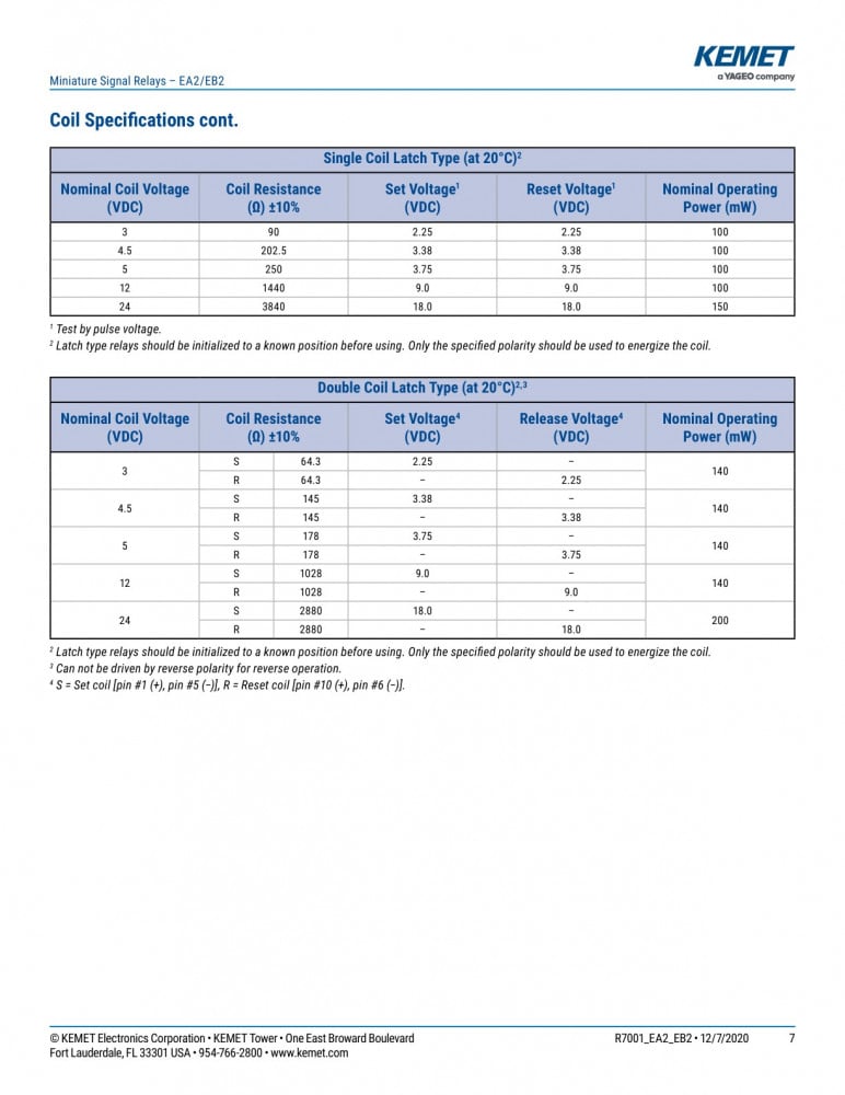 KEMET EB2-5TNU datasheet page 7