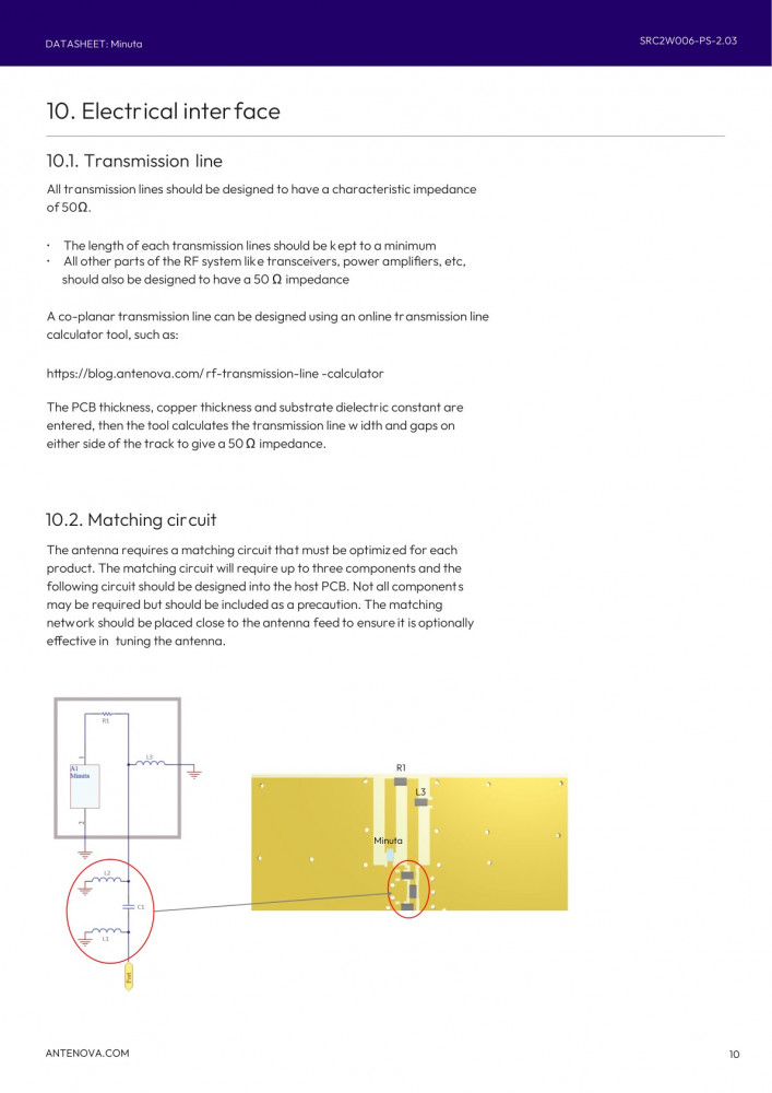 Minuta datasheet page 10
