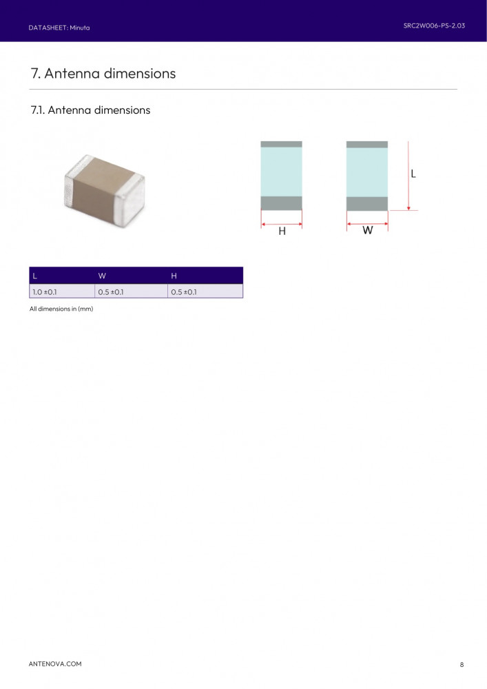 Minuta datasheet page 8