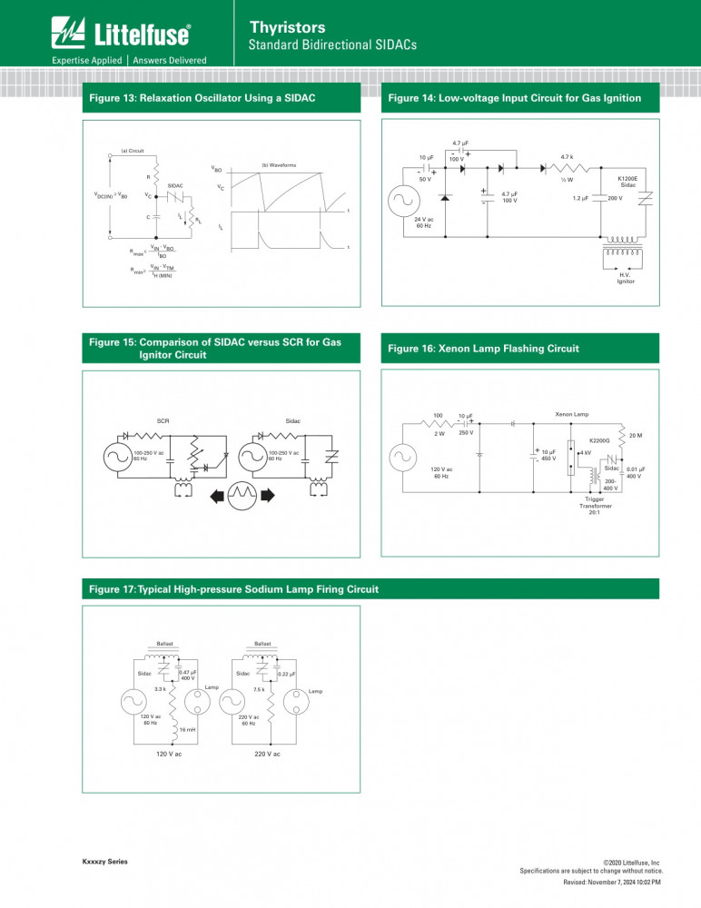 K2500 SIDAC datasheet page 5