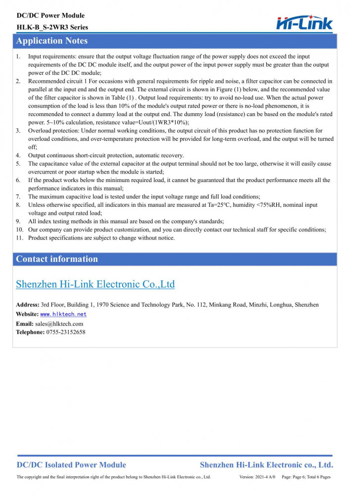 B0512S-2WR3 datasheet page 6