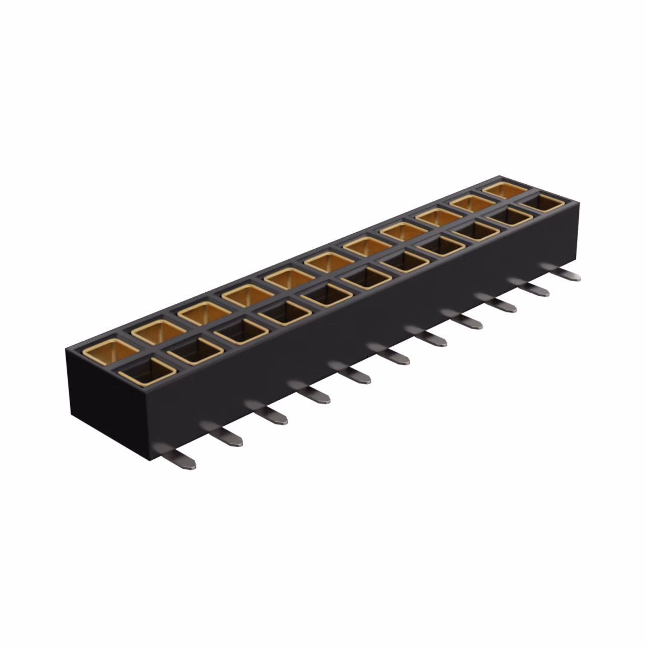 2.00mm Pitch Milli-Grid Receptacle, Surface Mount, Bottom Entry, 0.38µm Gold (Au) Plating, 20 Circuits, Tube, Lead-Free