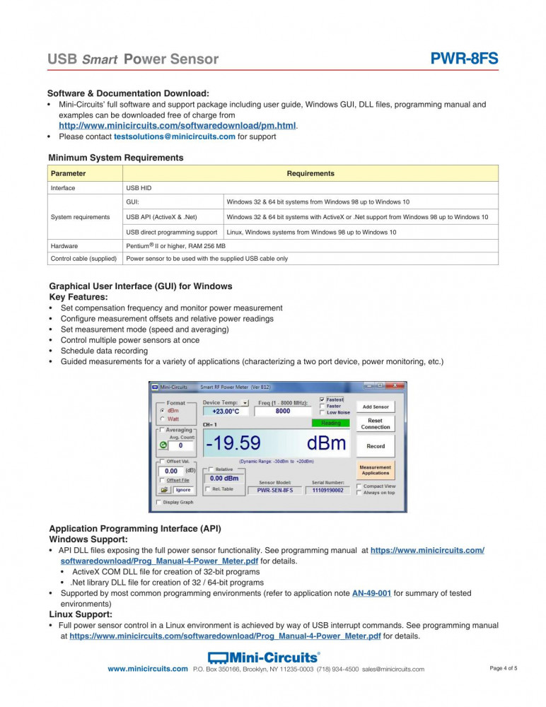 PWR-8FS technical document page 4