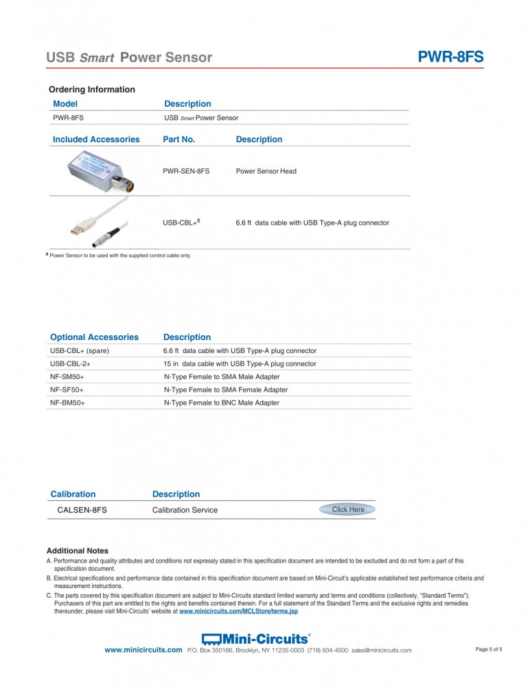 PWR-8FS technical document page 5