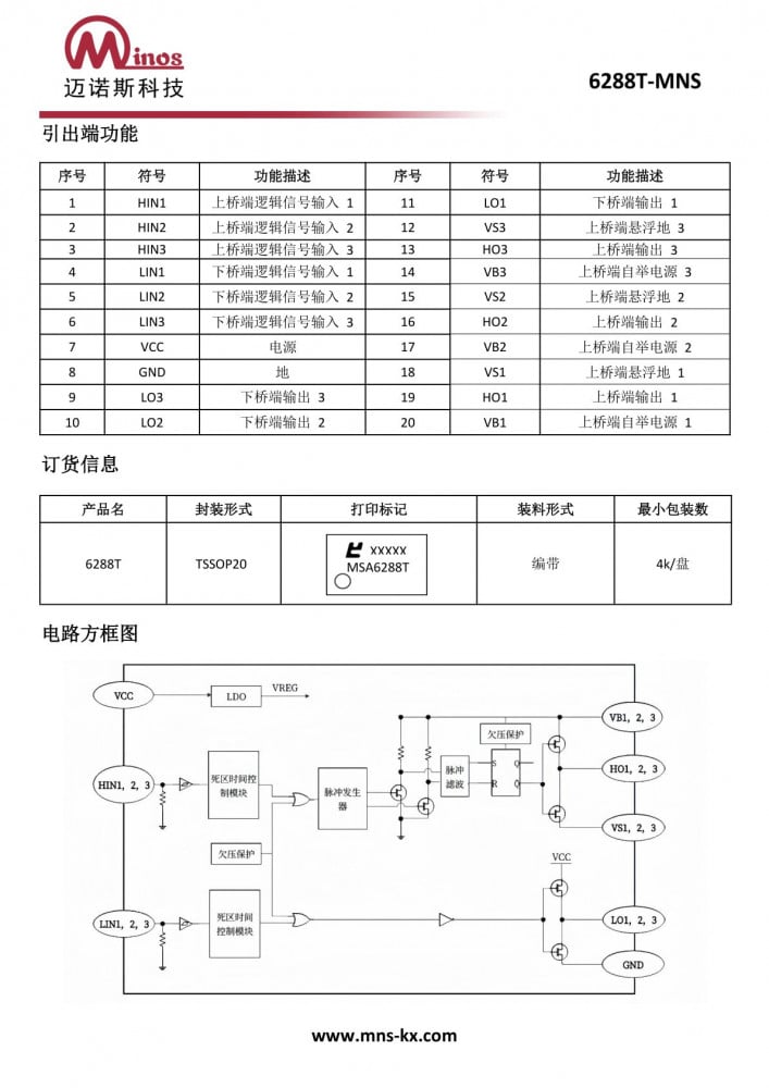 6288T-MNS datasheet page 2