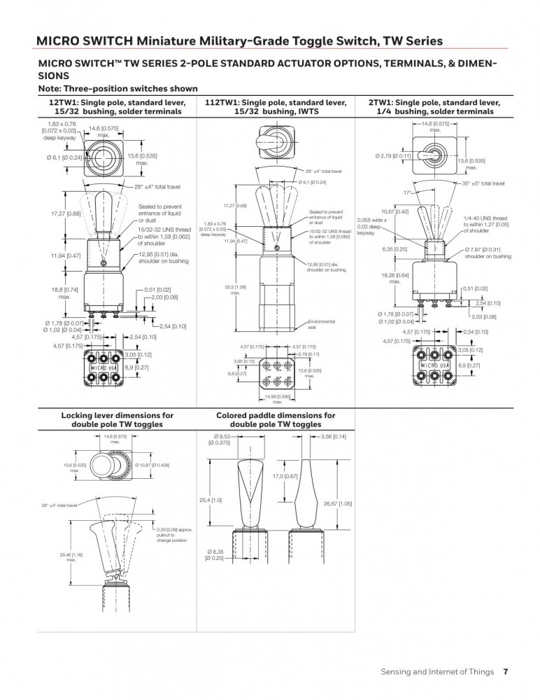 Honeywell TW Series datasheet page 7