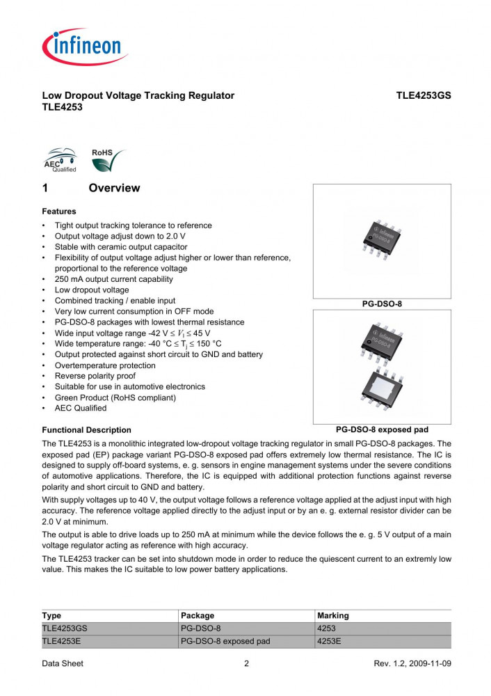 TLE4253E datasheet page 2