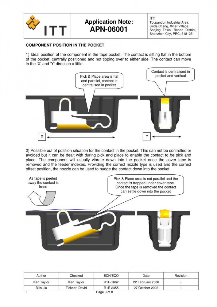 Universal Contact application note, page 3