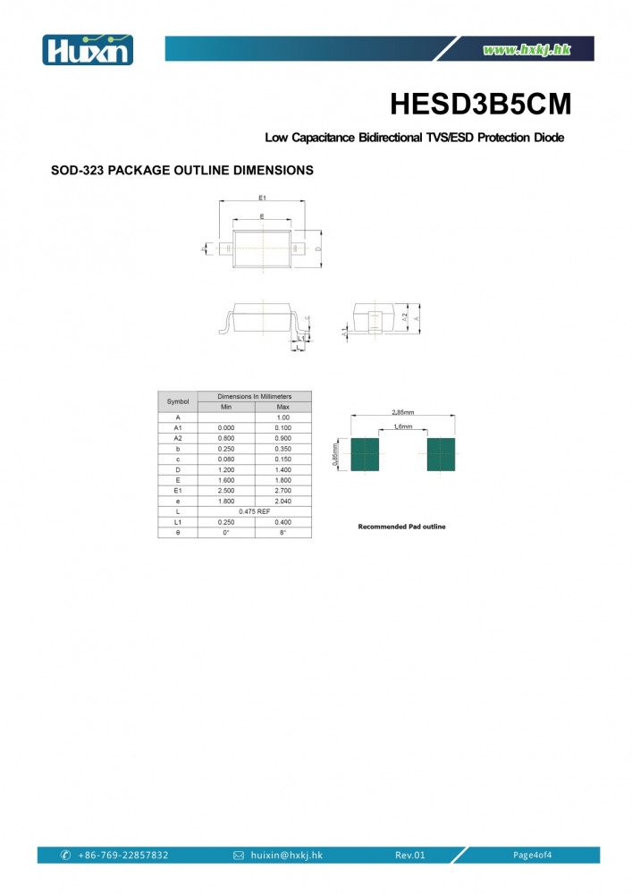 HESD3B5CM datasheet page 4