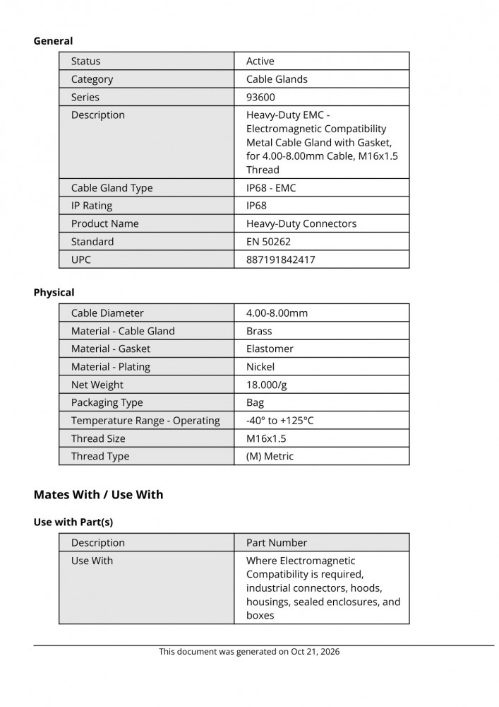 936000209 product document image, page 2