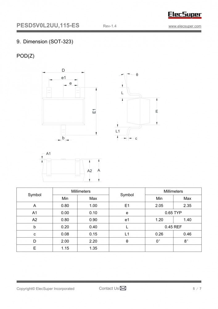 PESD5V0L2UU,115-ES datasheet page 5