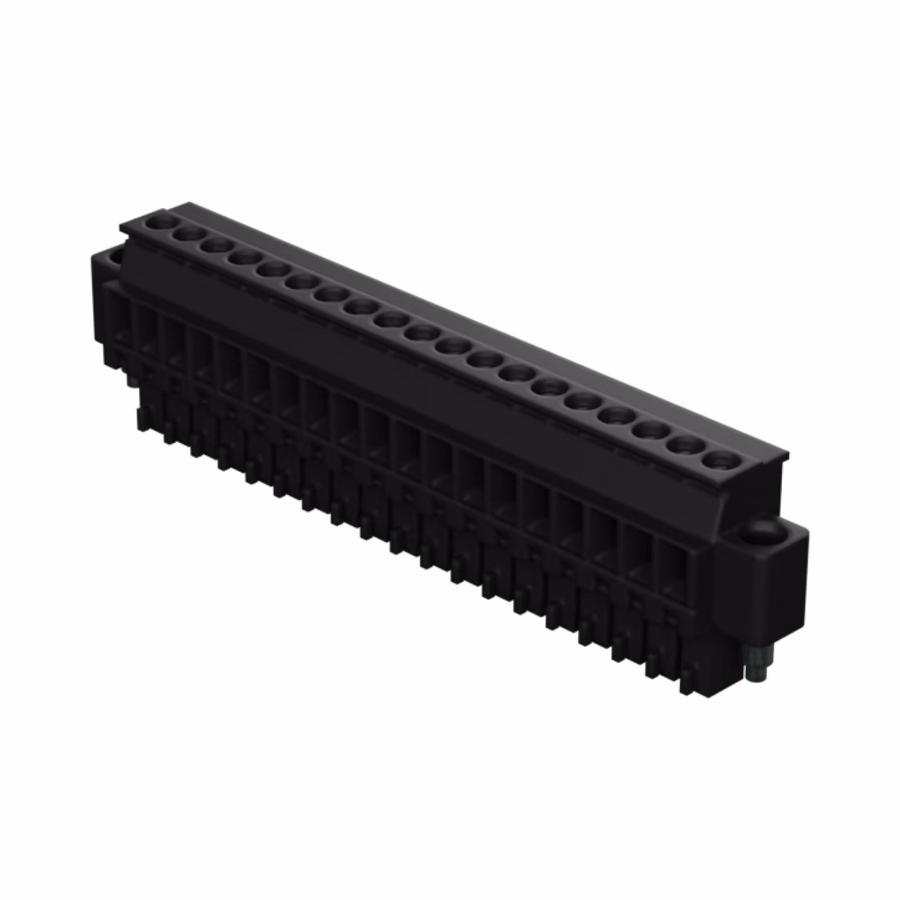 3.50mm Pitch Eurostyle Vertical Plug, with Retention Screws, Front Wire Entry, 19 Circuits for sale