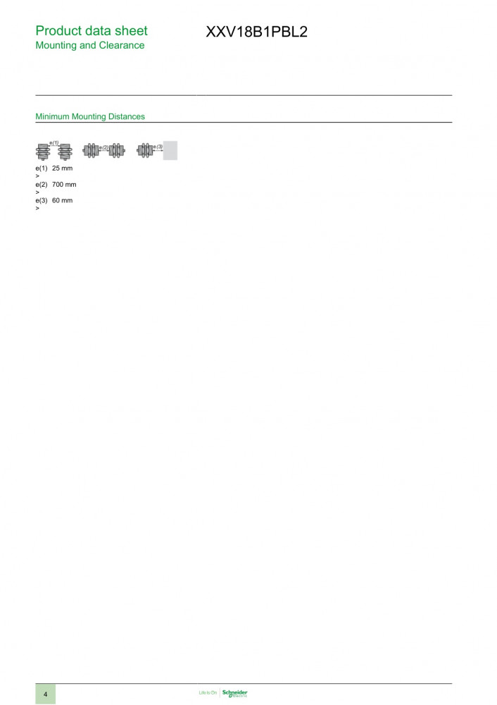 XXV18B1PBL2 technical document page 4