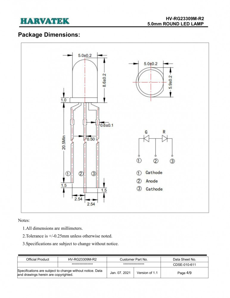 HV-RG23309M-R2 datasheet page 4
