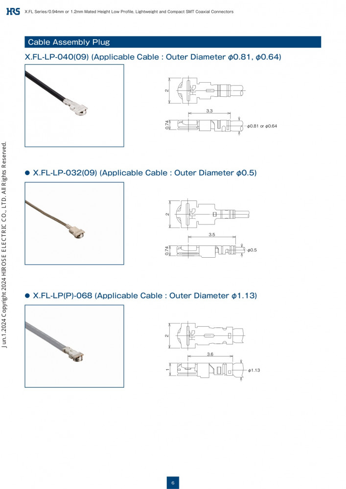 HRS X.FL Series document page 6