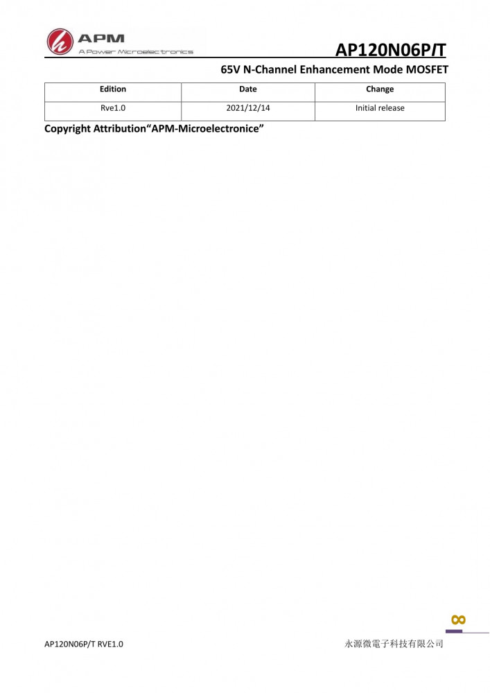 AP120N06P datasheet page 8