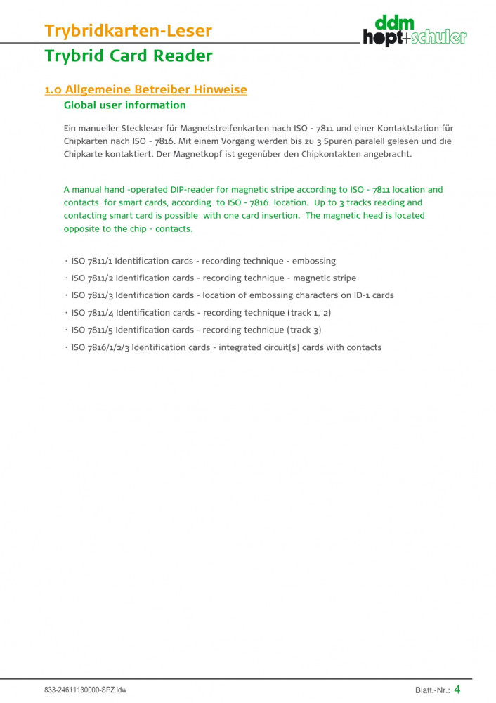 Trybrid Card Reader document page 4