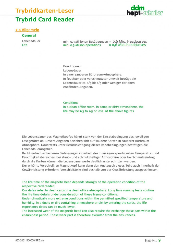 Trybrid Card Reader document page 9