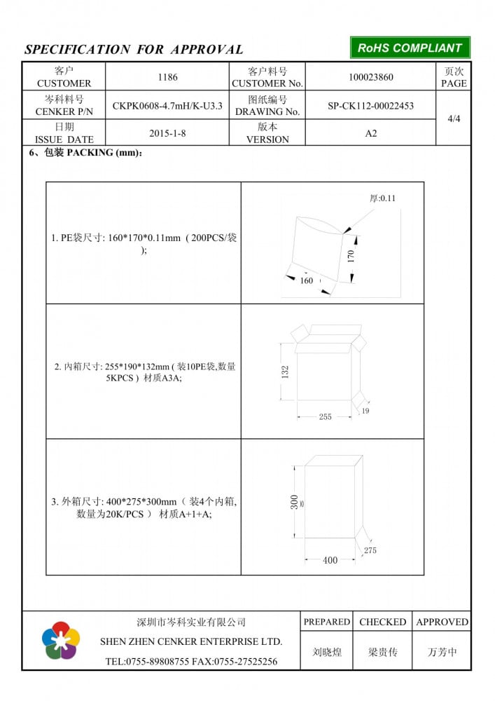 CENKER approval specification page 6