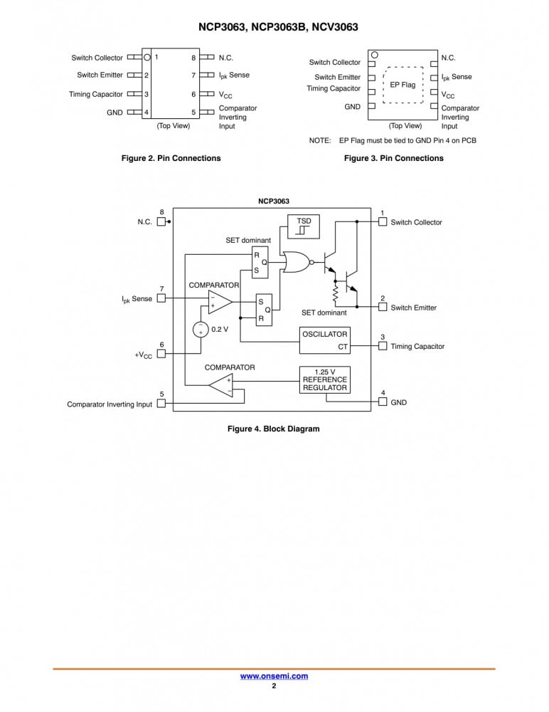 NCP3063 document page 2