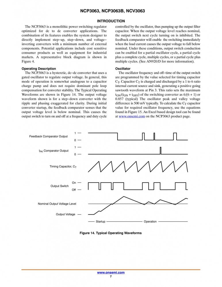 NCP3063 document page 7