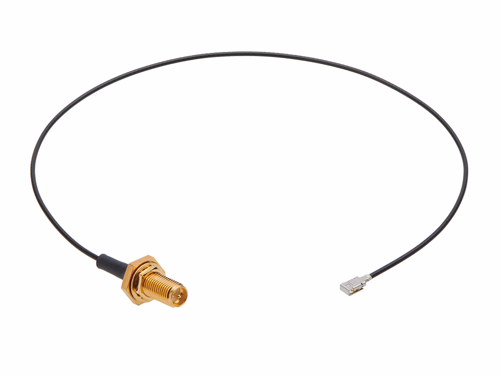 SMA Straight Bulkhead Jack to SMA Straight Plug on RG-58 Cable, 914.40mm Length, 50 Ohms