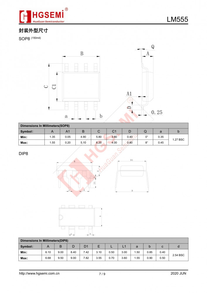 LM555IMM/TR datasheet page 7