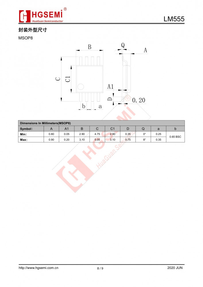 LM555IMM/TR datasheet page 8