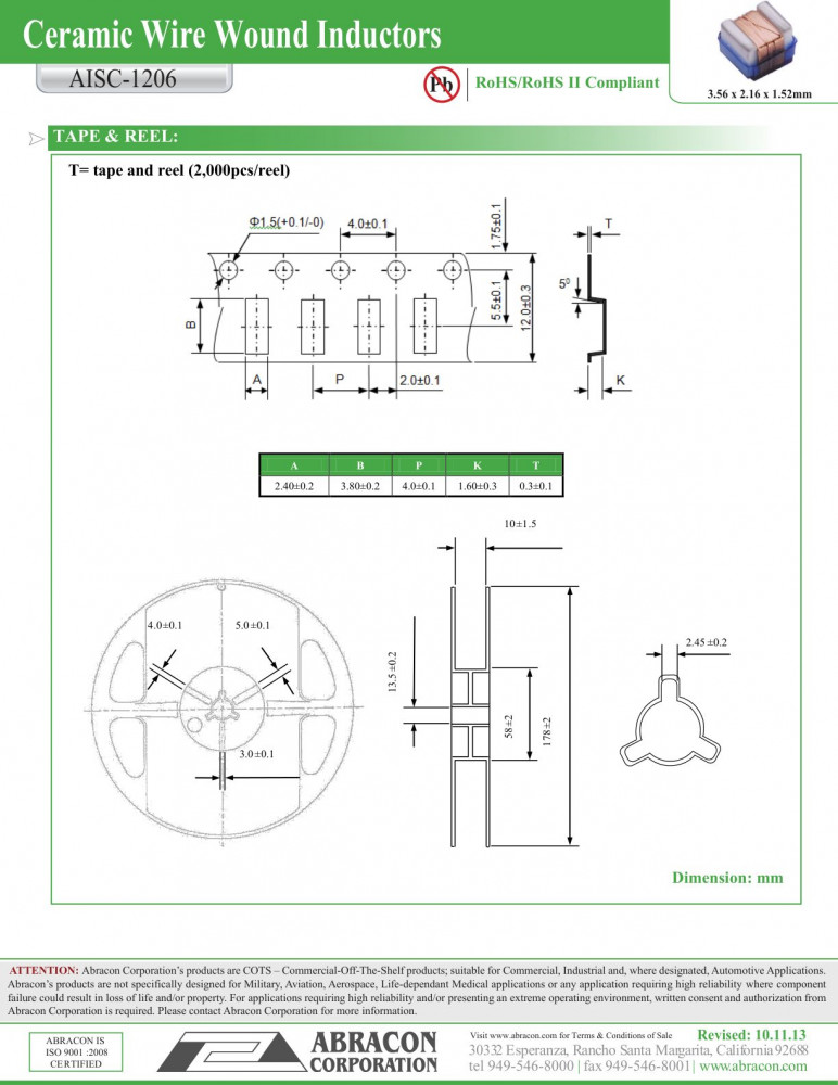 AISC-1206 datasheet page 4