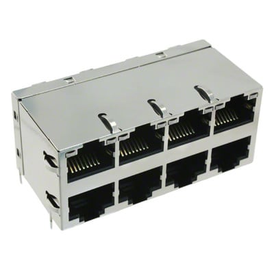 Bel Fuse 0845-2D1T-H5 Modular Ethernet Connector Jack