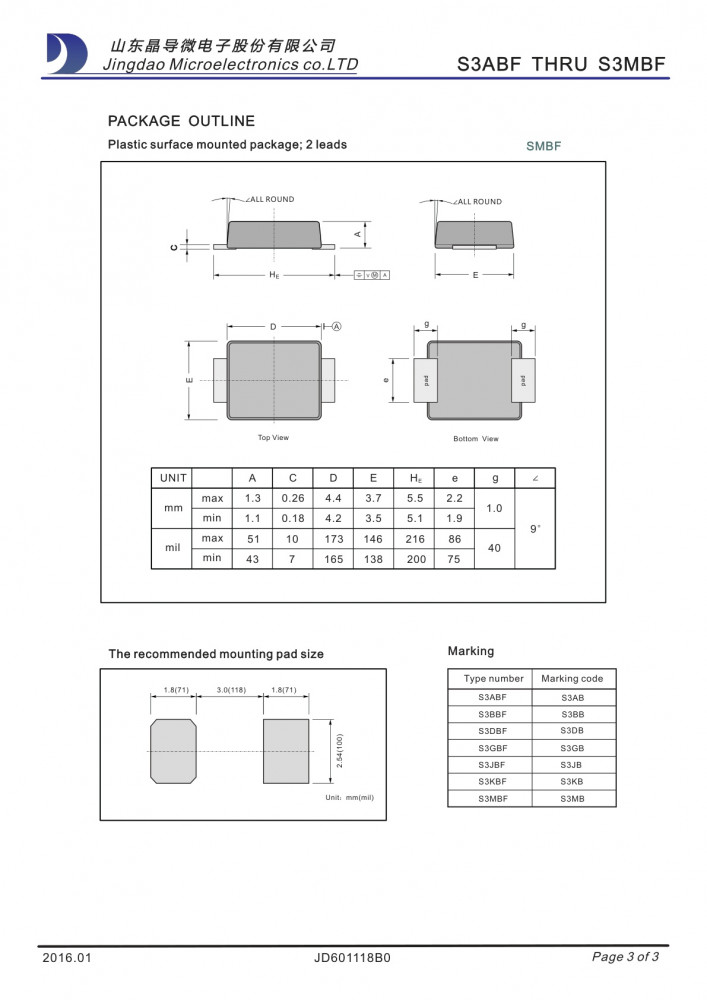 S3DBF datasheet page 3