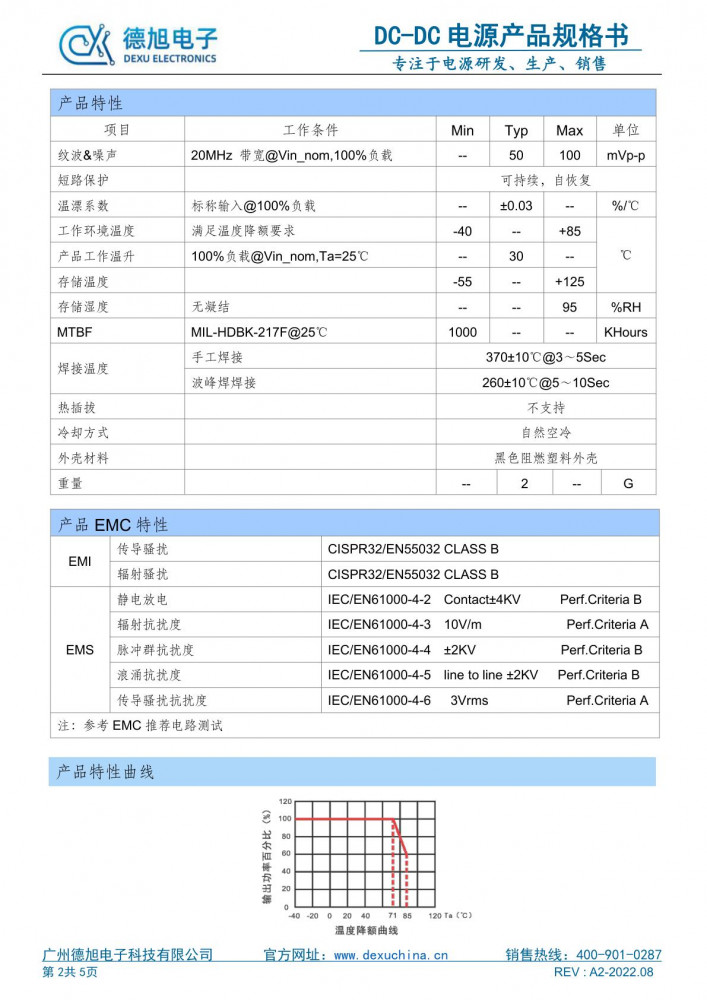 K78X6-500R3 datasheet page 2